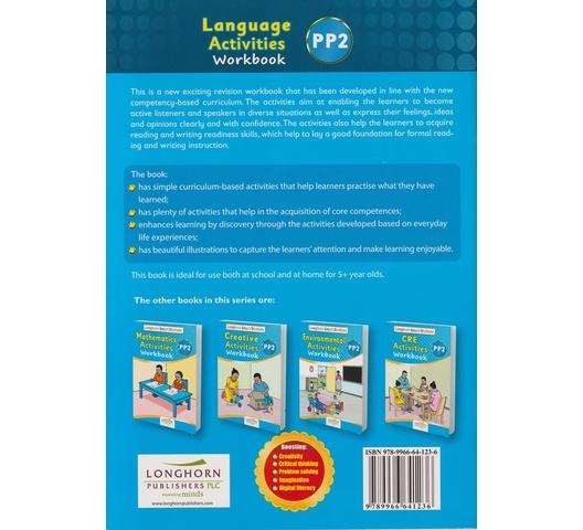 Longhorn Language Activities Pre-Primary 2 Workbook - Back2school Plus